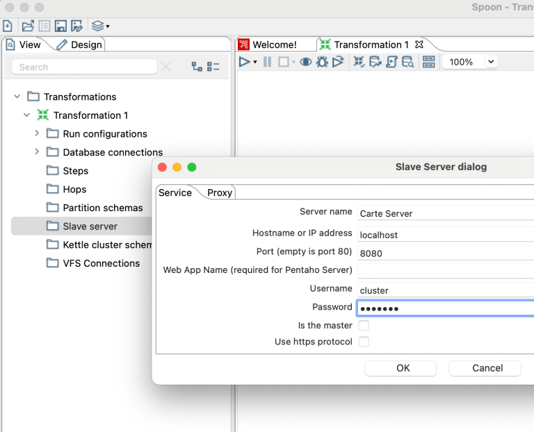 Working with Pentaho Carte Server – Tech Spaghetti